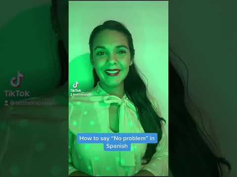 #learnspanish | 👍🏼😉 How to say "No problem" in Spanish 👍🏼😉🎥
