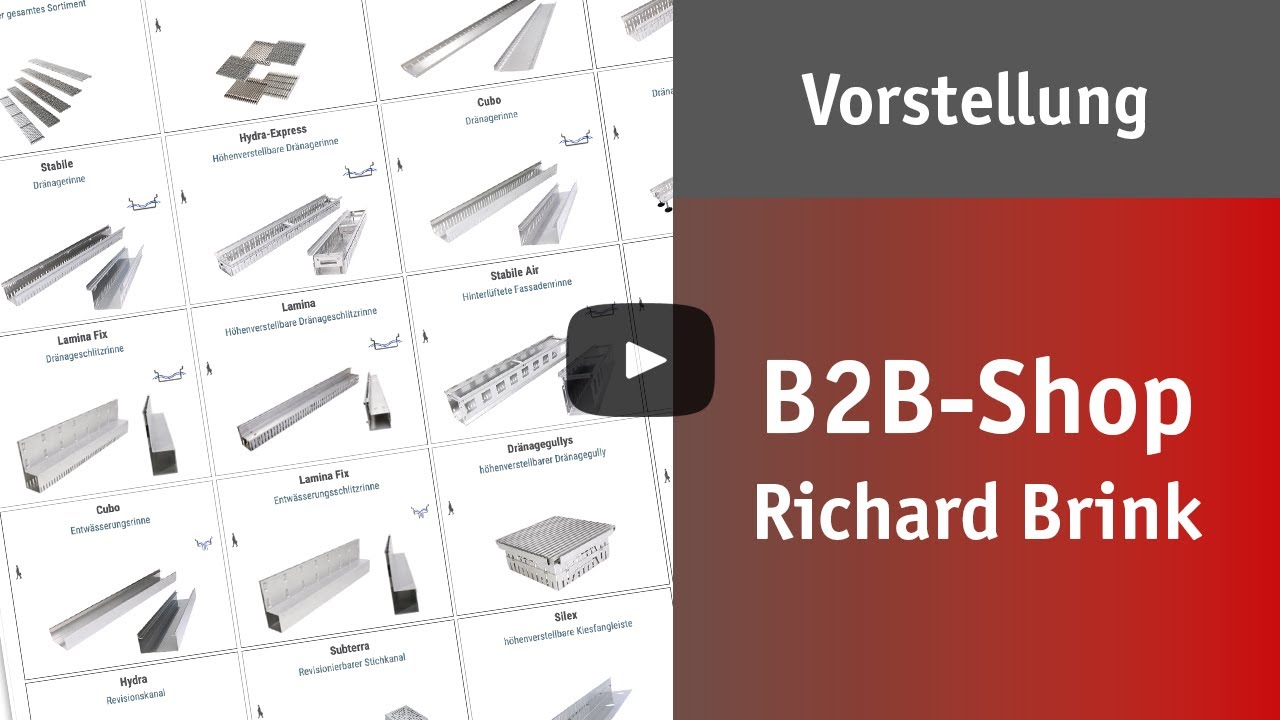 Der Entwässerungsrinnen-Shop von Richard Brink 💻