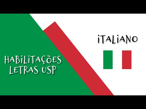 Letras USP - Italiano