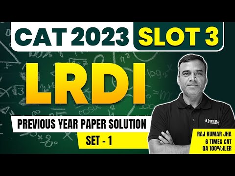 CAT 2023 DILR Solutions Set 1 | One of the Toughest Sets Solved with an Easier Approach