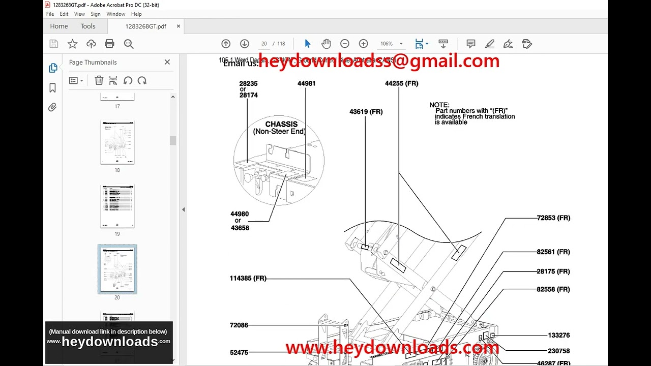 Genie Scissors Lift GS 4047 Parts Manual 1283268GT
