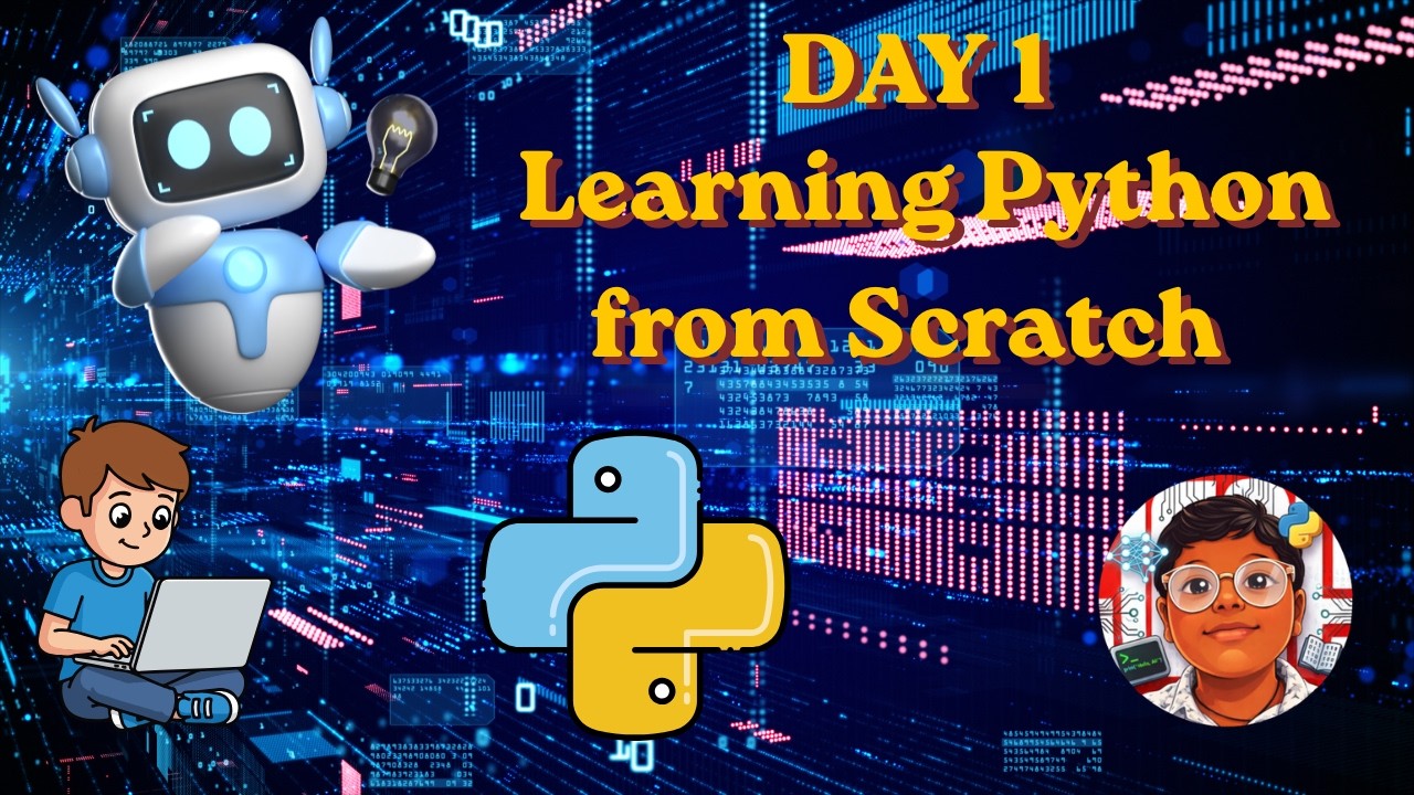 Day 1 | Learning Python and Teaching  | My Coding Journey #learnpython#programming#pythonforbeginner