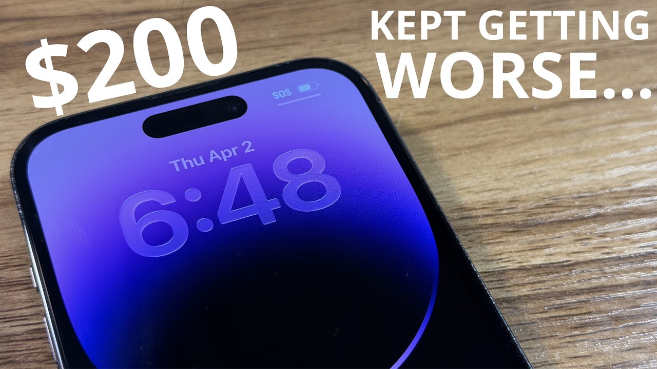$200 iPhone 14 Pro Repair - It Kept Getting Worse...