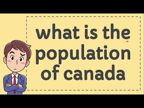 what is the population of canada