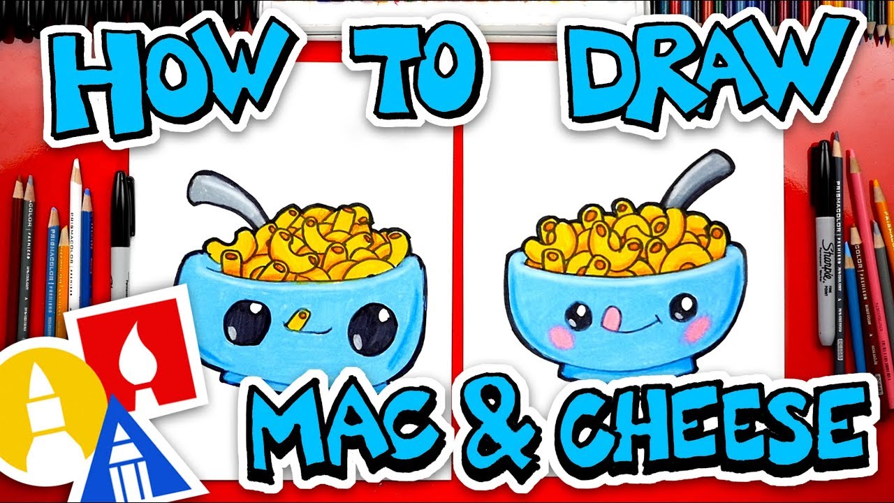 How To Draw Funny Macaroni And Cheese