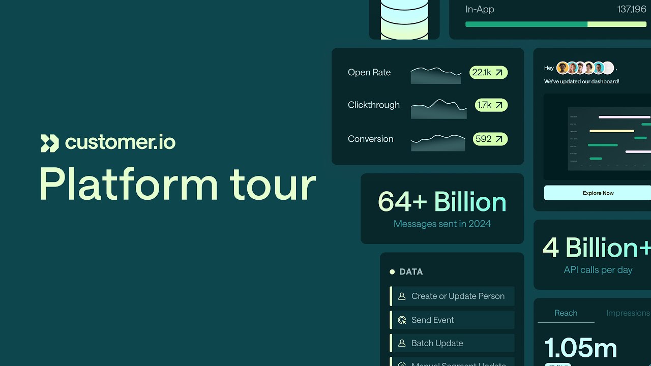 Customer.io Platform Tour