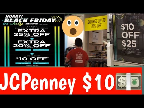 JCPenney SALE $10 off $25 coupon