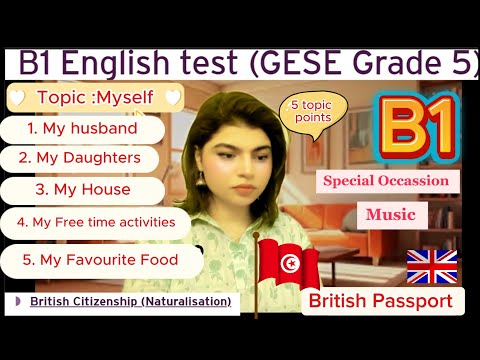 B1 English Test (GESE Grade 5) | SELT British Citizenship| Trinity College London ILR UK