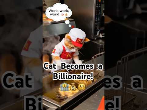 Rich Cat’s Business Empire! 🏦💰😼 | Billionaire Feline 🐾