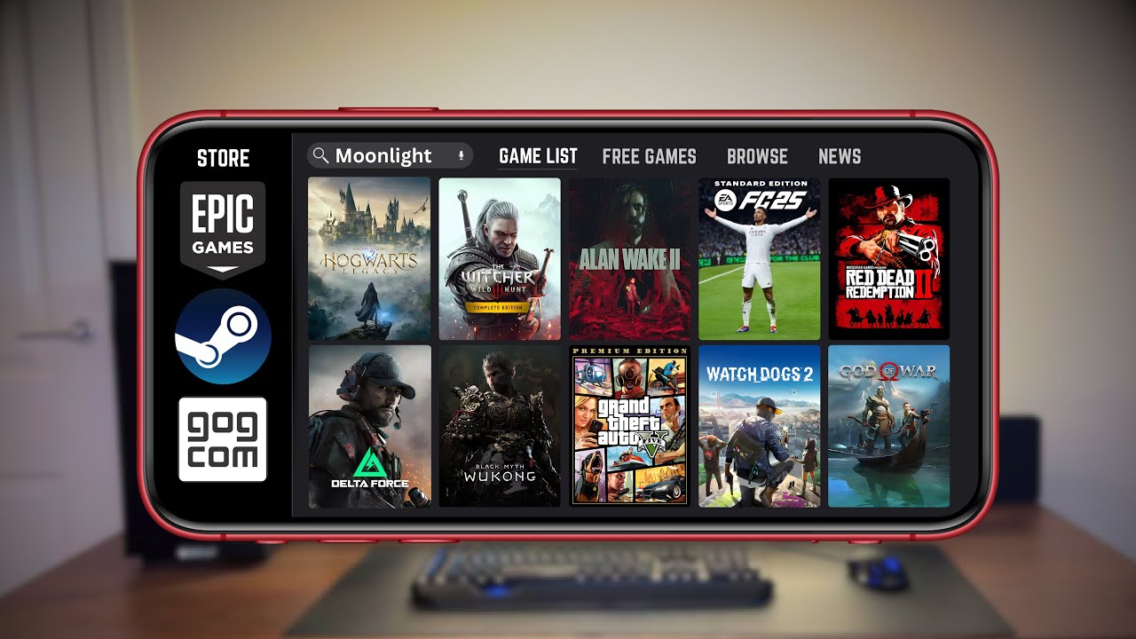 How to Play PC Games on Mobile Using Moonlight Streaming App