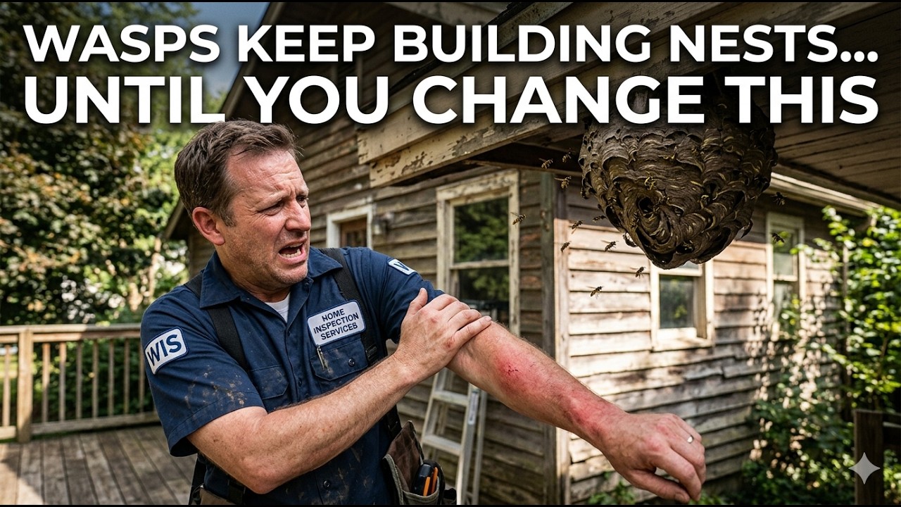 Wasps keep building nests… until you change this