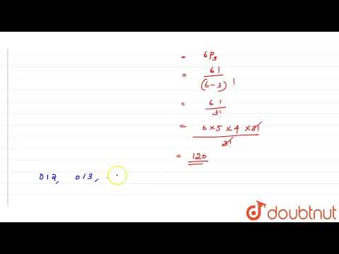 How many numbers lying between: 100 and 1000 can be formed with |Class 11 MATH | Doubtnut