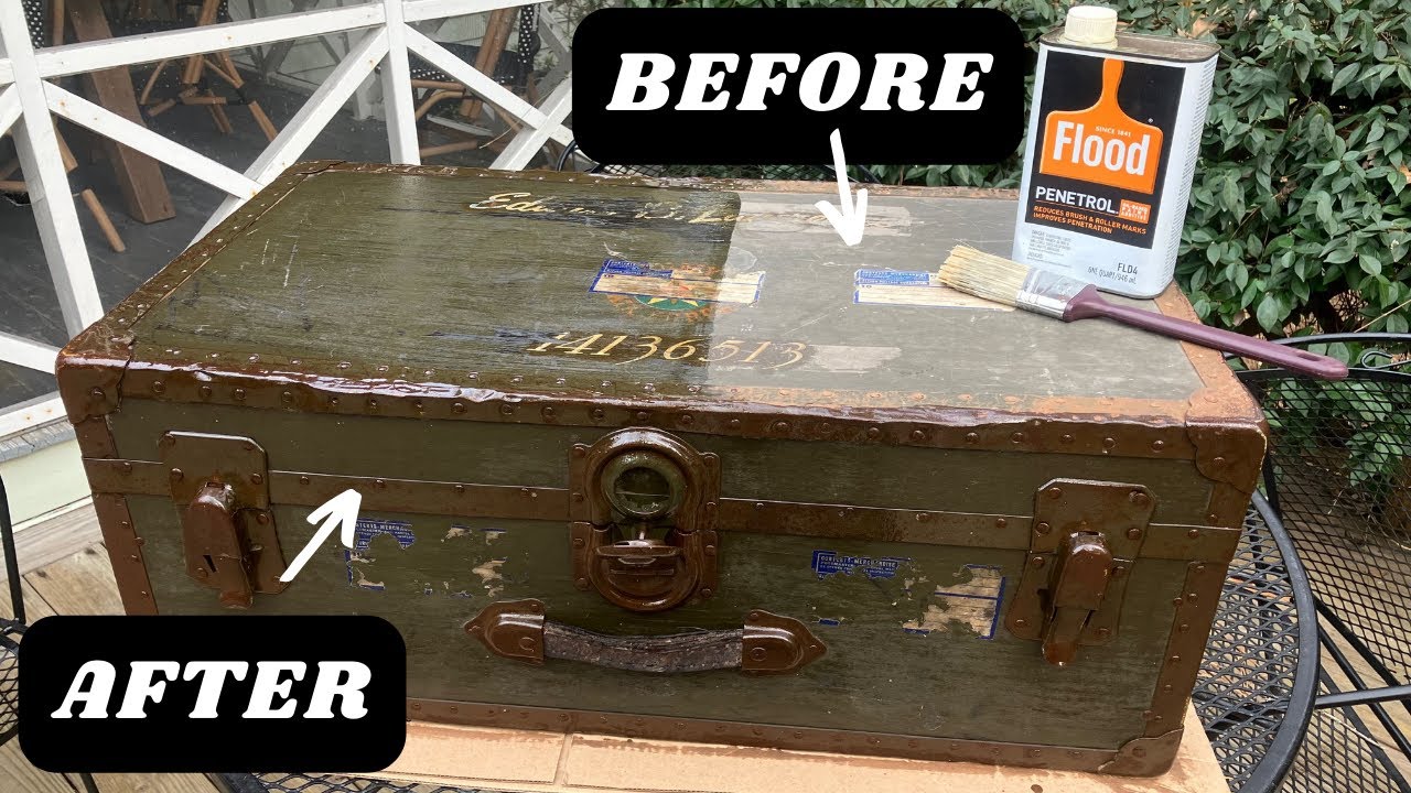 Antique Trunk Restoration w/Penetrol