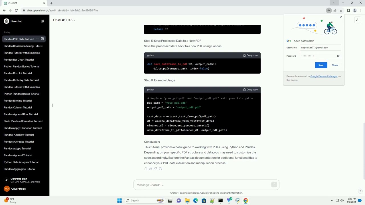python pandas book pdf