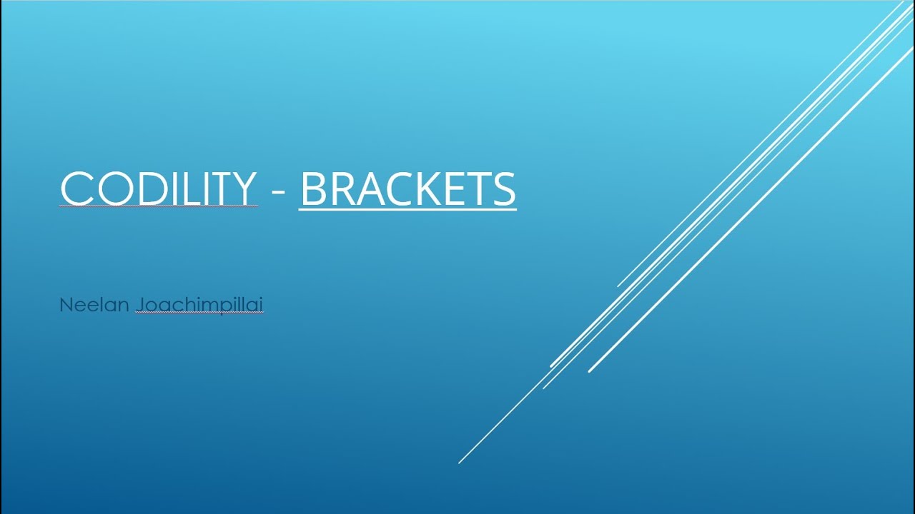 Codility - Brackets (JavaScript)