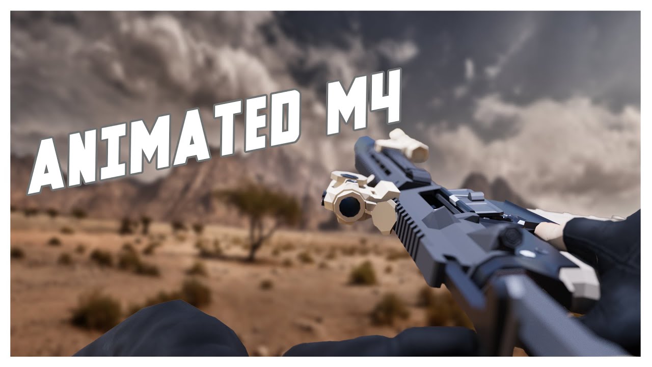 M4 Animation set (BLENDER)