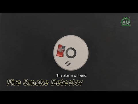 Photoelectric Type Fire Smoke Detector Self Contained Wall Mounting