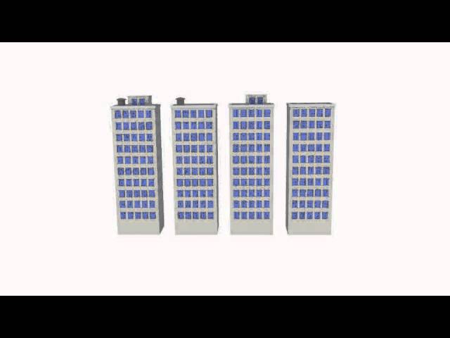 Block Building 3D Model - FlatPyramid