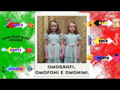 IO ADORO LA PESCA! OMONIMI - OMOFONI-OMOGRAFI E POLISEMATICHE