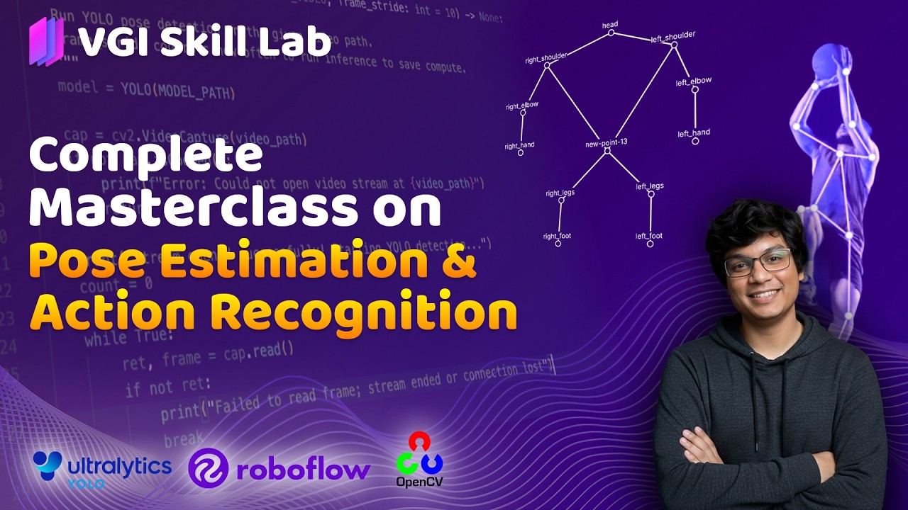 Complete Pose Estimation & Action Recognition Masterclass  | VGI Skill Lab | @Roboflow
