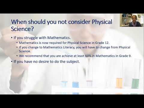 Why choose Physical Science as a Subject