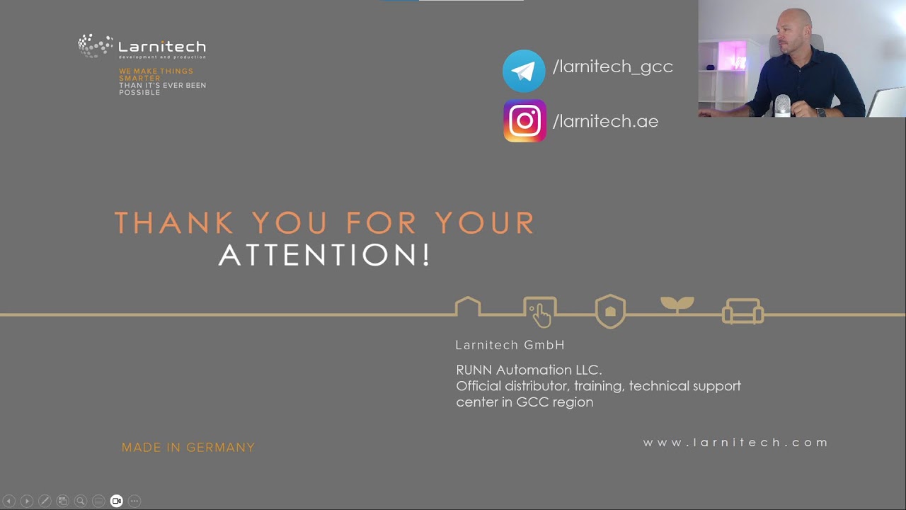 Larnitech Smarthome: User Control Methods