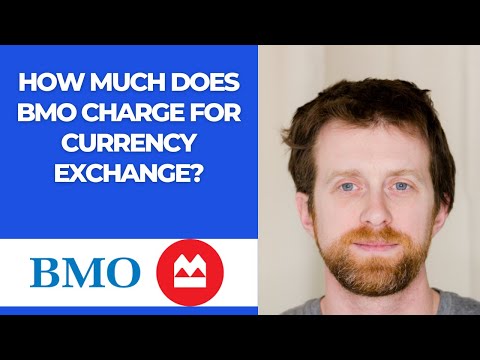How much does BMO charge for currency exchange?