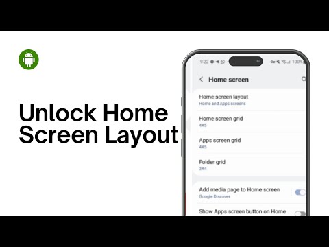 How to Unlock Home Screen Layout on Android Device