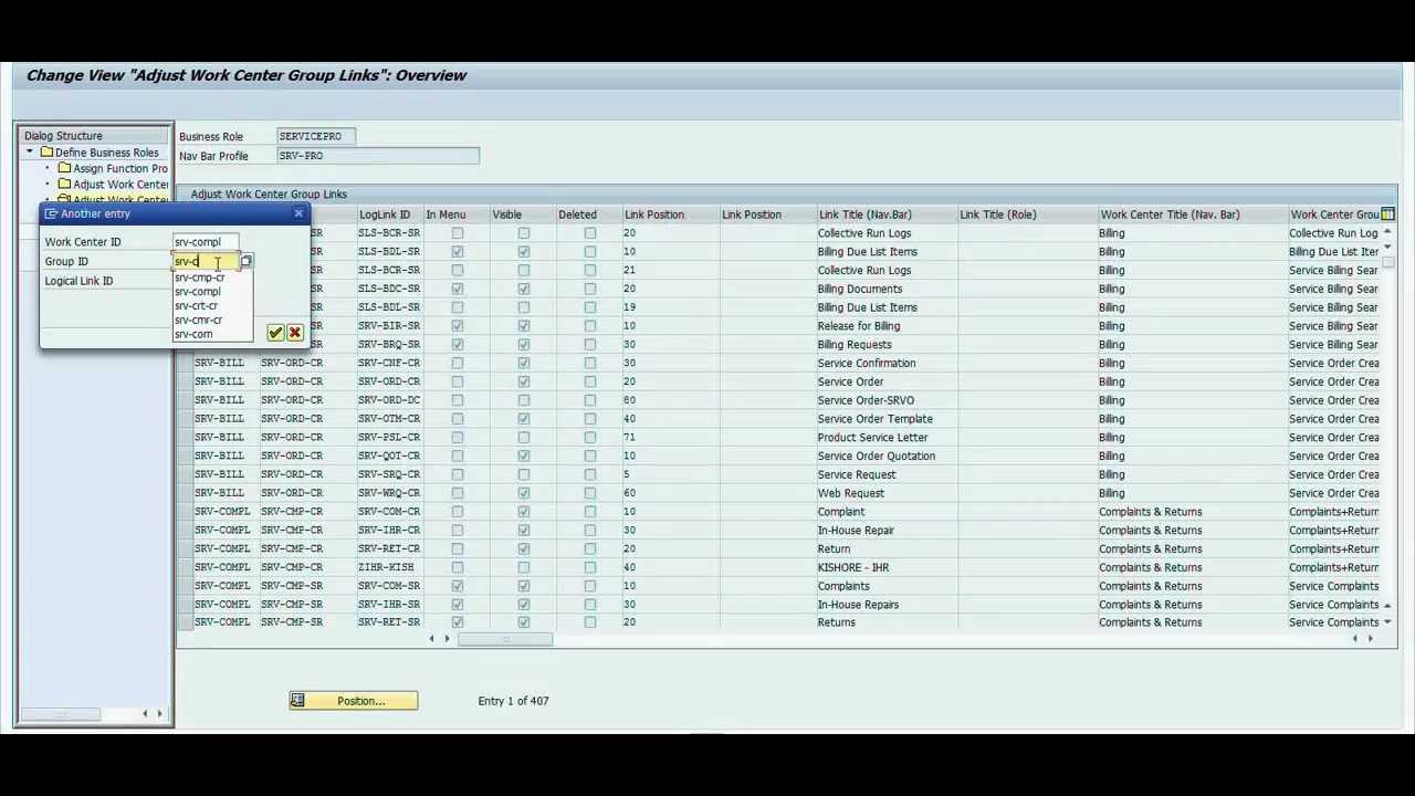 SAP CRM WEB UI: Nav bar link to create one order document
