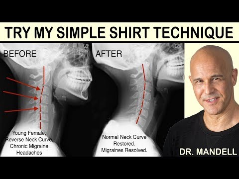 RESTORE YOUR BAD NECK CURVE WHILE LAYING IN BED - Dr Alan Mandell, DC