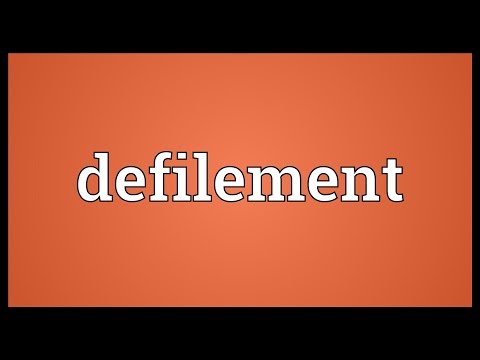 Defilement Meaning