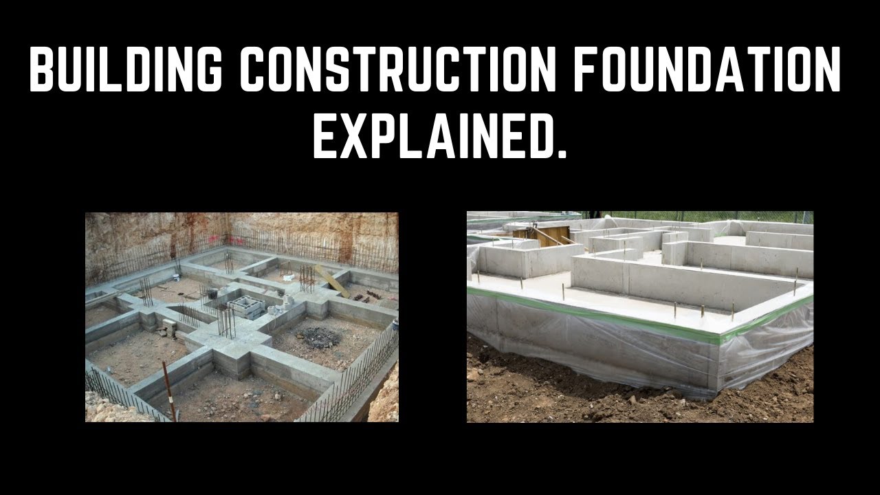 BUILDING CONSTRUCTION FOUNDATION EXPLAINED. #construction #foundation