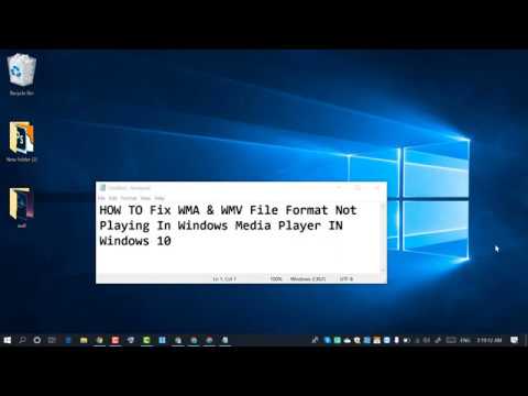 How to Fix WMA & WMV File Format Not Playing In Windows Media Player in Windows