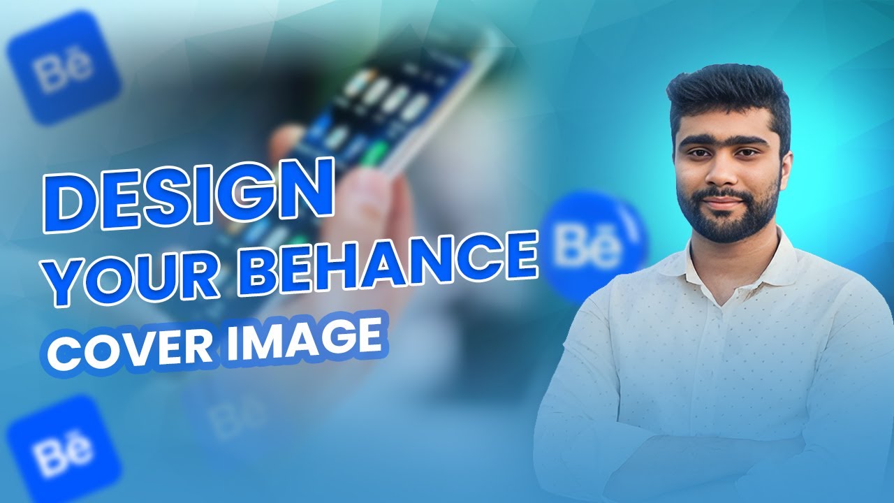 Create an eye-catching Behance cover photo