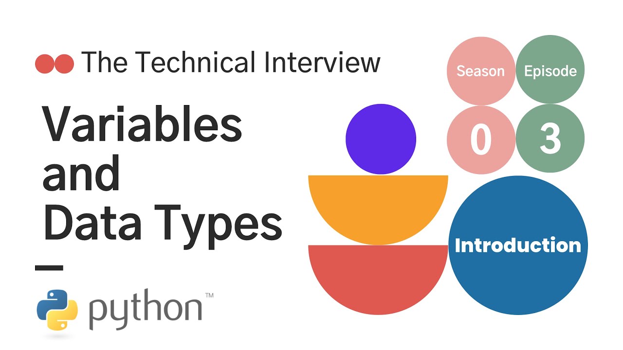 Variables & Data Types - The Technical Interview | Introduction ~ Episode 0.3