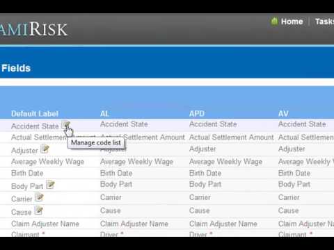 Managing Coded Fields