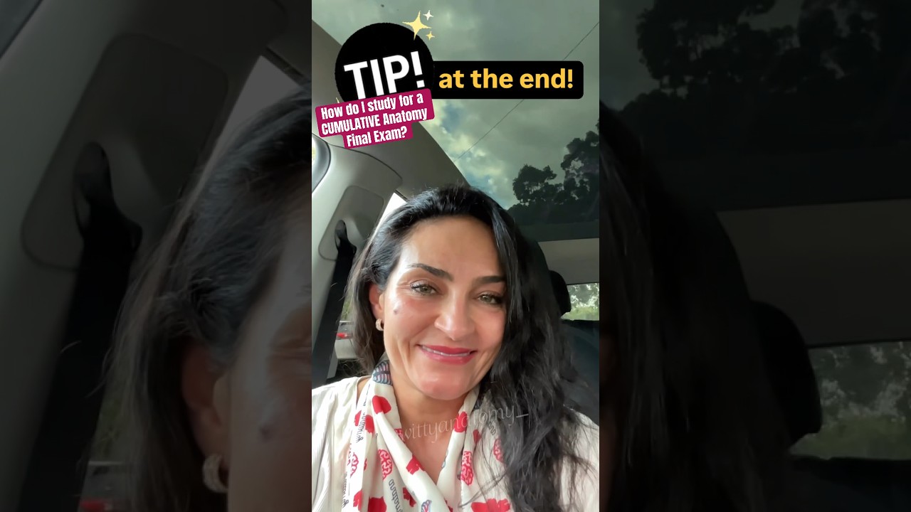 😭How do I study for a CUMULATIVE Anatomy Final Exam? | by an Anatomy Professor ✅