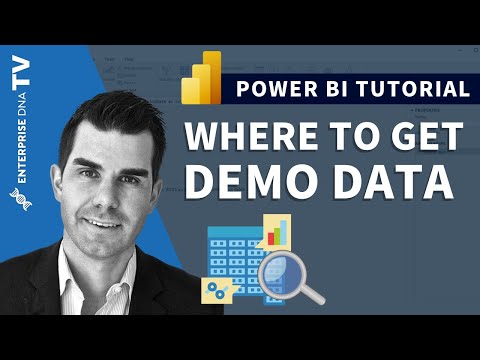 Where To Get Demo Data For Example Reports And Power BI Applications