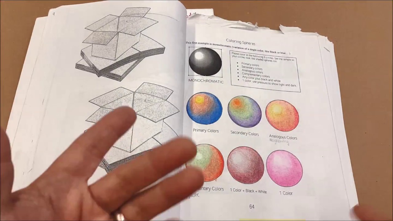 Art Student's Workbook - Student Edition Flip-through