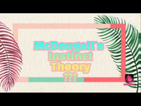 McDougall's Theory of Instincts? (Short Q's) Urdu/English