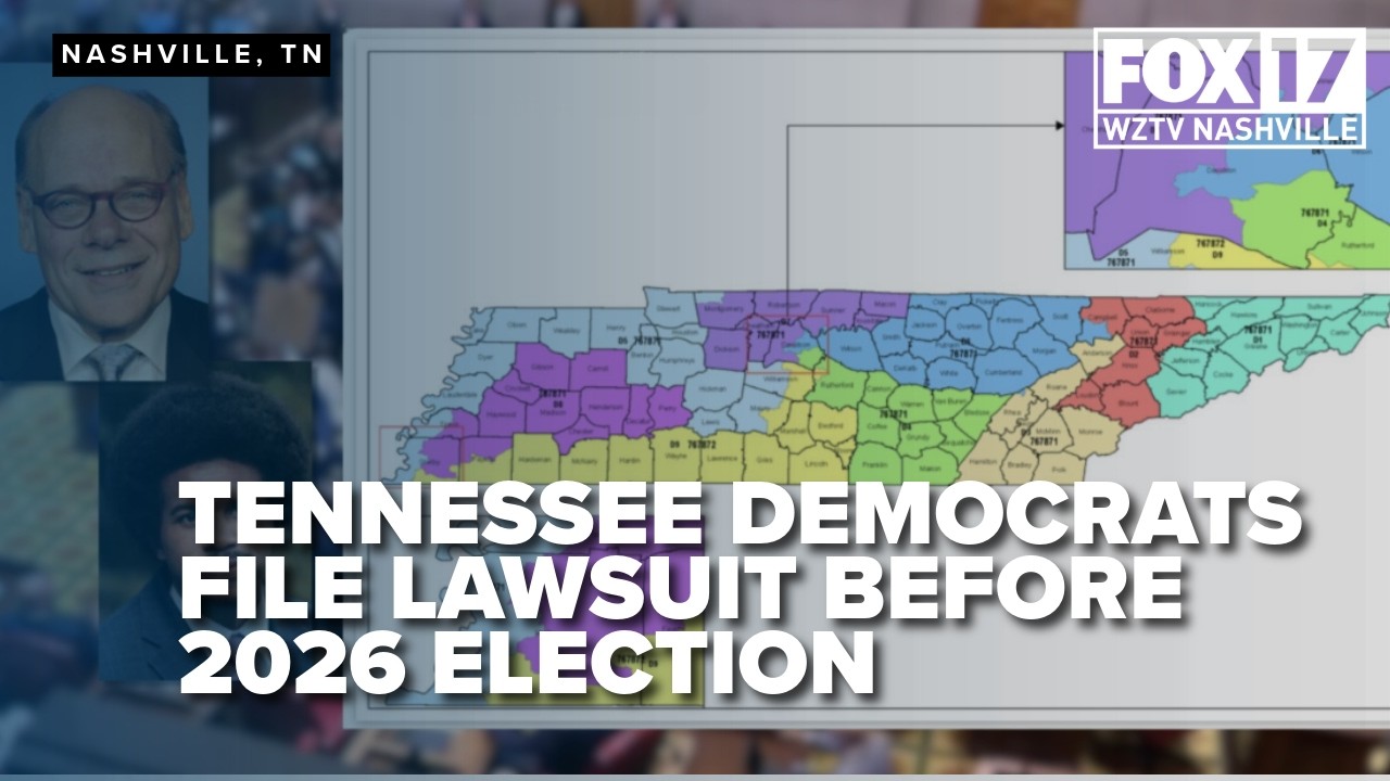 Tennessee Democrats sue to block new congressional maps before 2026 election