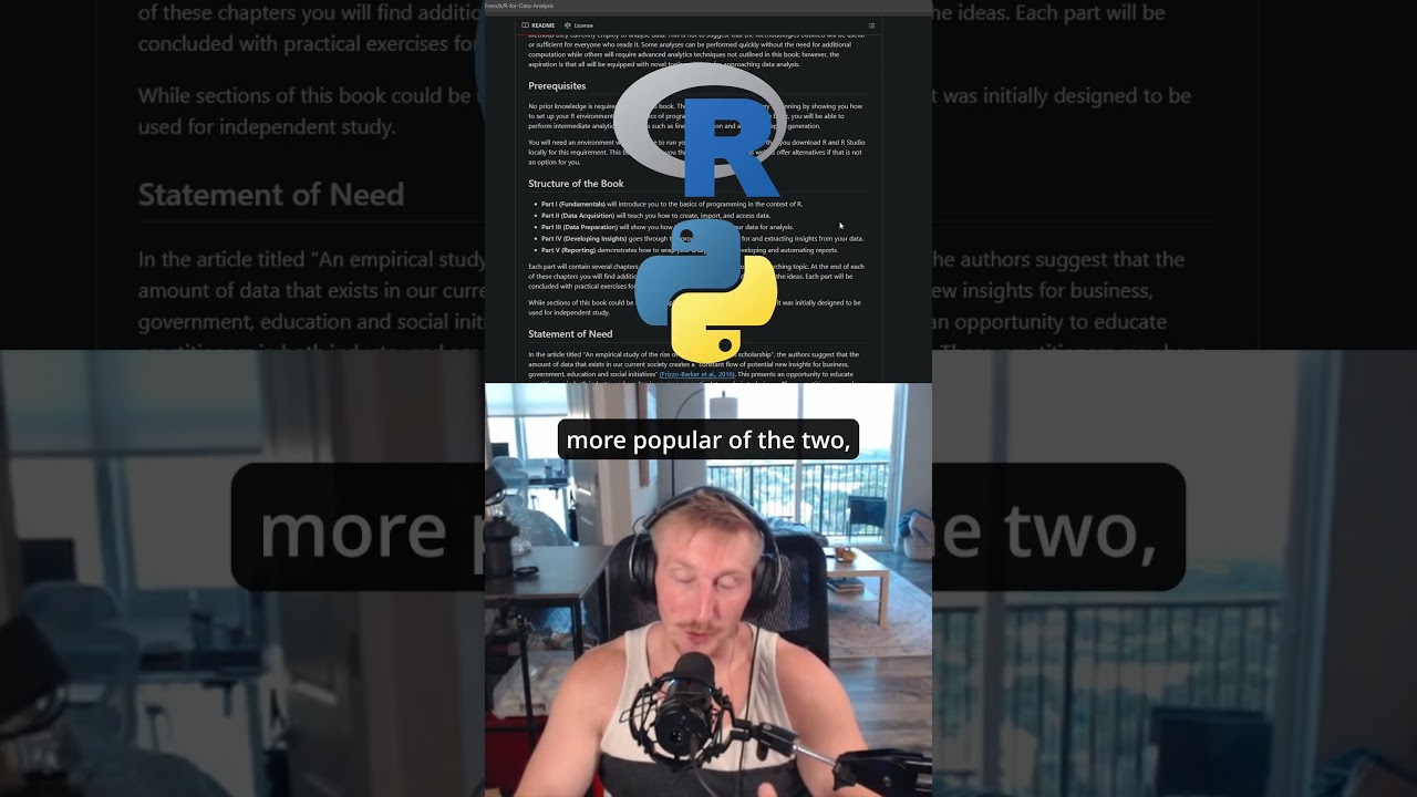 Free book to learn data analysis 😎 #code #coding #tech #learntocode