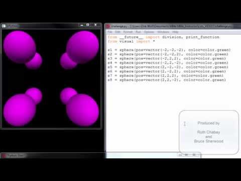 Day 21: Learning Lists in VPython | Noschese 180