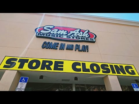 Saying Goodbye To Sam Ash Music Stores