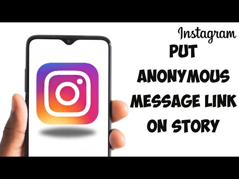 How To Put Anonymous Message Link On Instagram Story