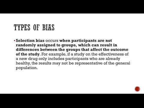 Bias in Experimental Research