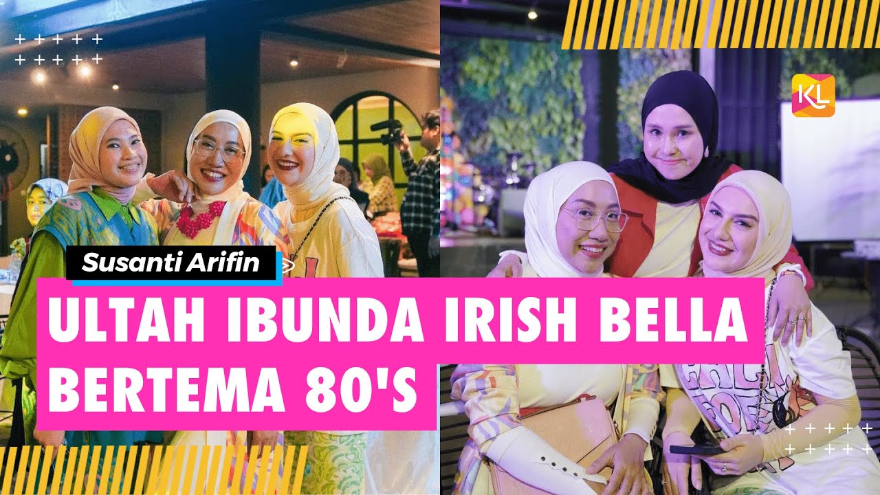 8 Potret Ultah Ibunda Irish Bella yang Bertema 80's, Penampilan Awet Muda Jadi Sorotan