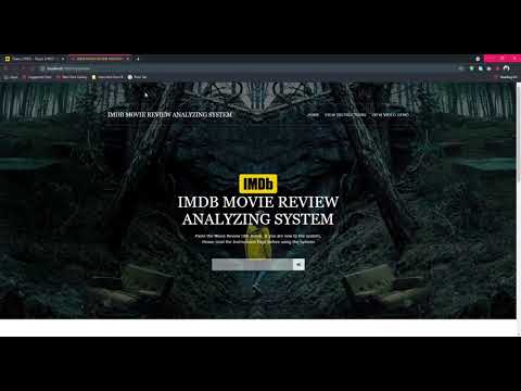IMDB Movie Review Analyzing System using Machine Learning