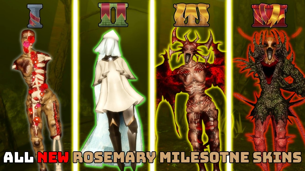 All NEW Rosemary Milestone Skins | Pillar Chase