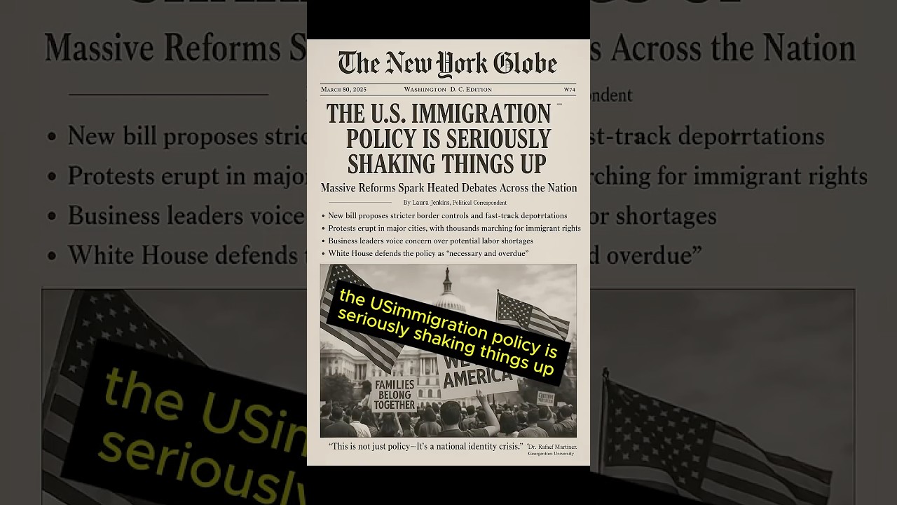 🇺🇸 The U.S. Immigration Policy Is Seriously Shaking Things Up#shorts #VisaPolicy #short  #news